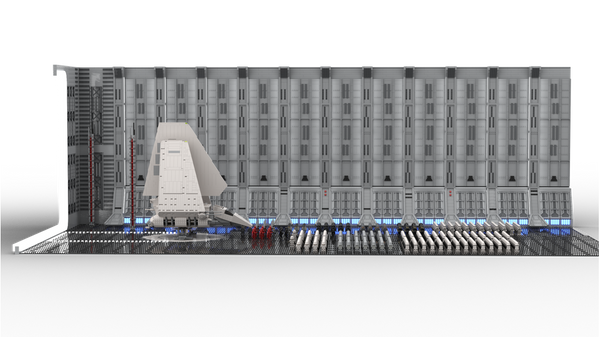 UCS Death Star Hanger with UCS Imperial Shuttle