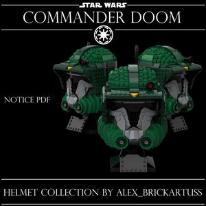 Commander Doom Helmet Bust
