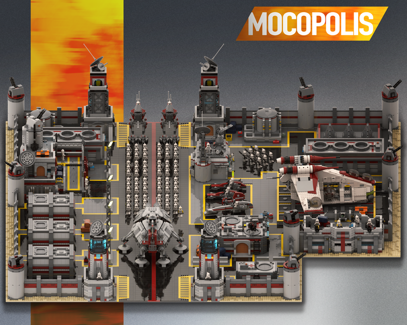 UCS ULTIMATE CLONE BASE MOC - REBRICKABLE DESIGN