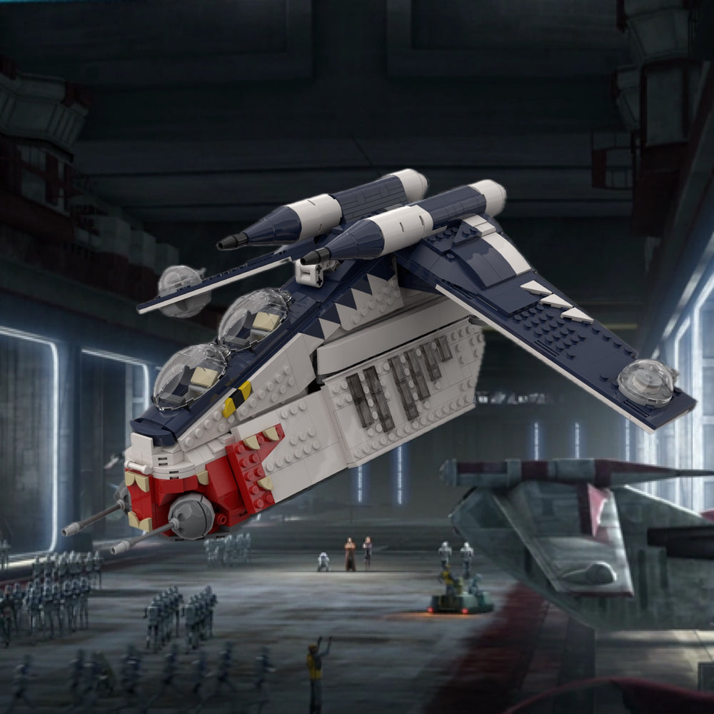 13830: REPUBLIC GUNSHIP (MUUNILINST 10 2023 DARK BLUE)