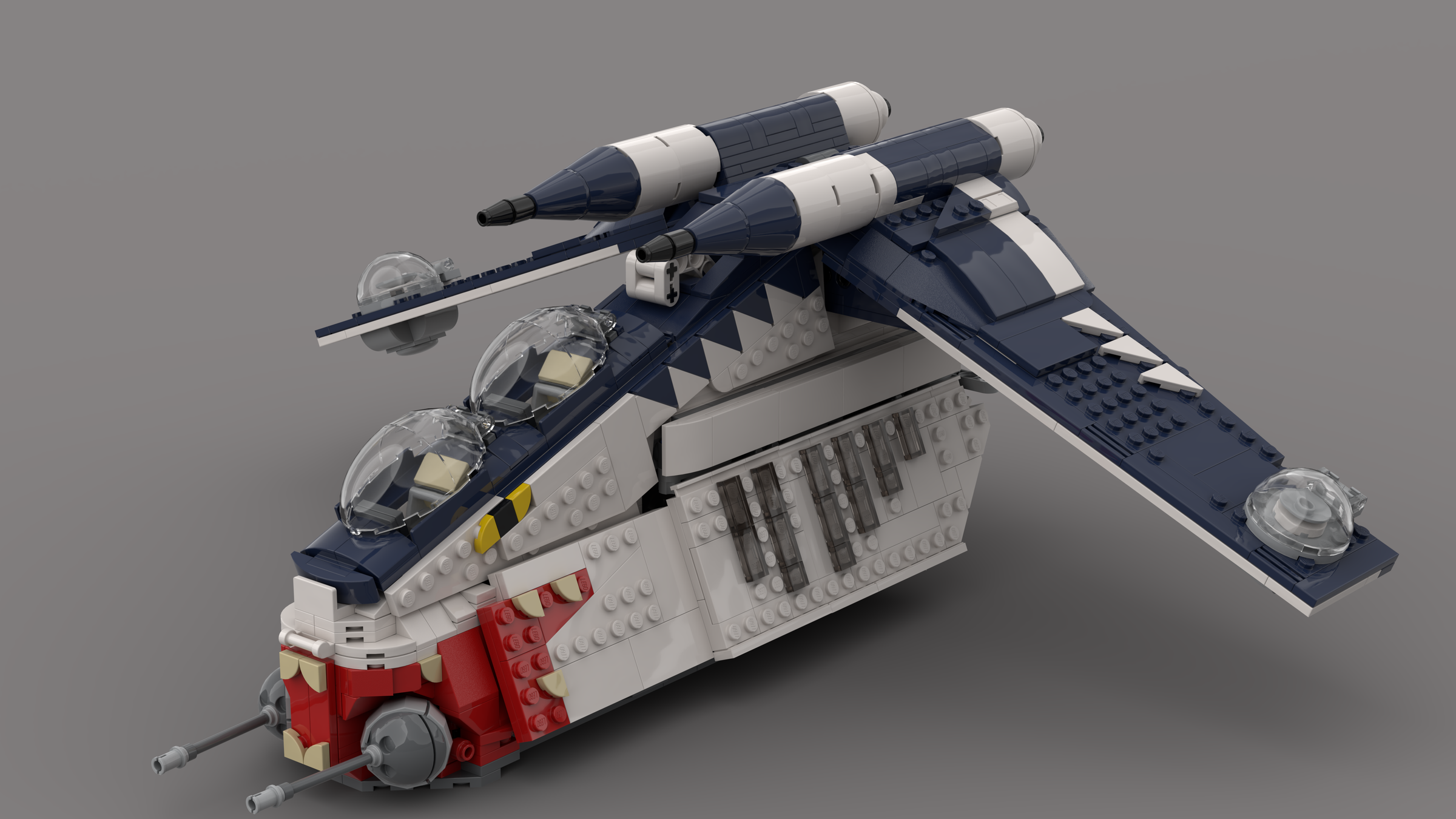 13830: REPUBLIC GUNSHIP (MUUNILINST 10 2023 DARK BLUE)
