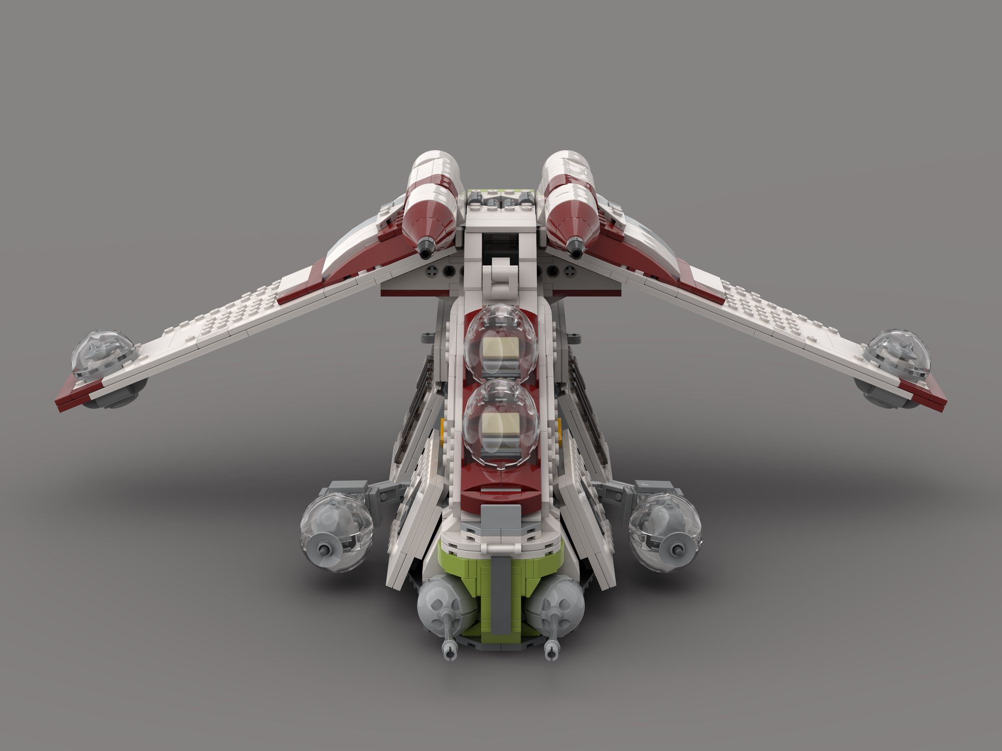 13803: REPUBLIC GUNSHIP (CLASSIC 2023 WITH BUBBLE TURRETS)