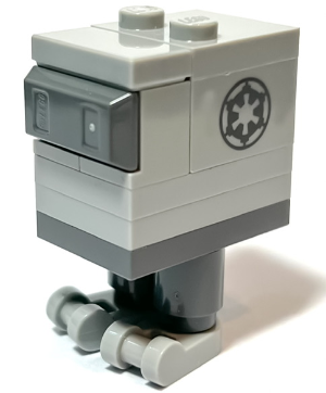 Gonk Droid (GNK Power Droid), Light Bluish Gray Body and Feet, Imperia