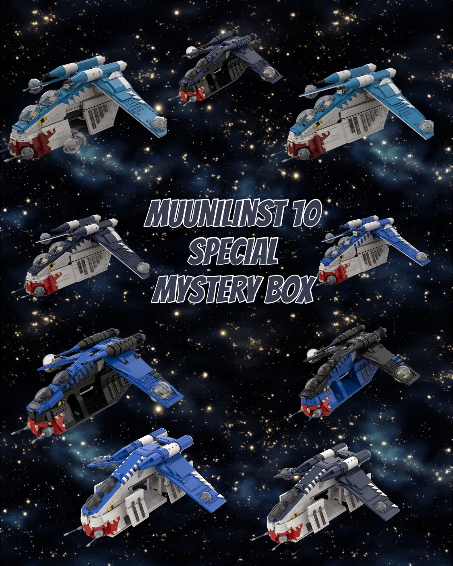 MASSIVE PLAYSCALE MUUNILINST 10 GUNSHIP - EPIC STEAL MYSTERY BOX