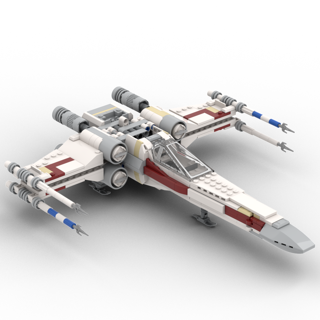 LUKE'S RED FIVE X-WING - HPBRICKS