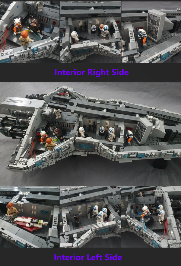 16301: UCS VENATOR CLASS REPUBLIC ATTACK CRUISER V2 (CLASSIC)