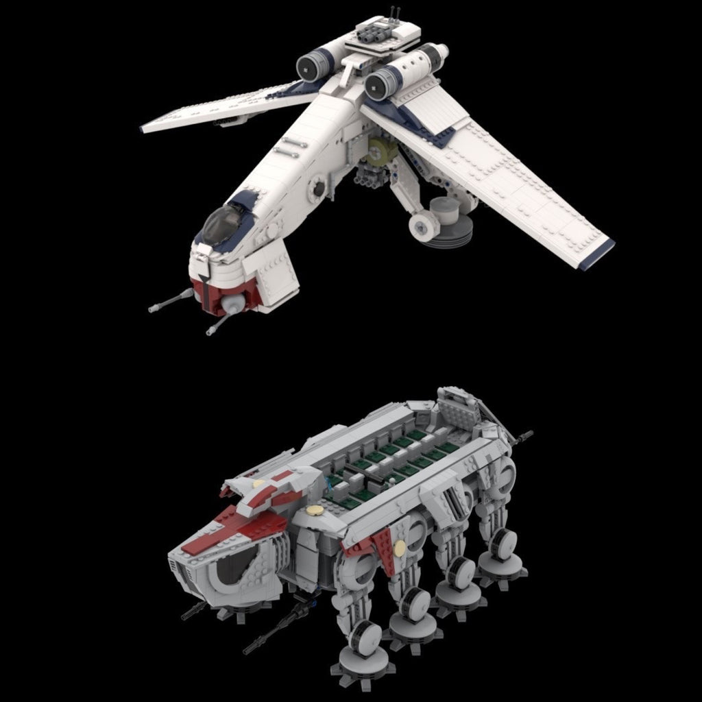 CLASSIC REPUBLIC DROPSHIP & CLASSIC AT-OT V2 COMBO SET – REPUBLICBRICKS