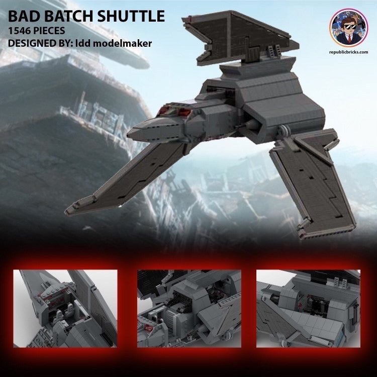 BAD BATCH SHUTTLE – REPUBLICBRICKS