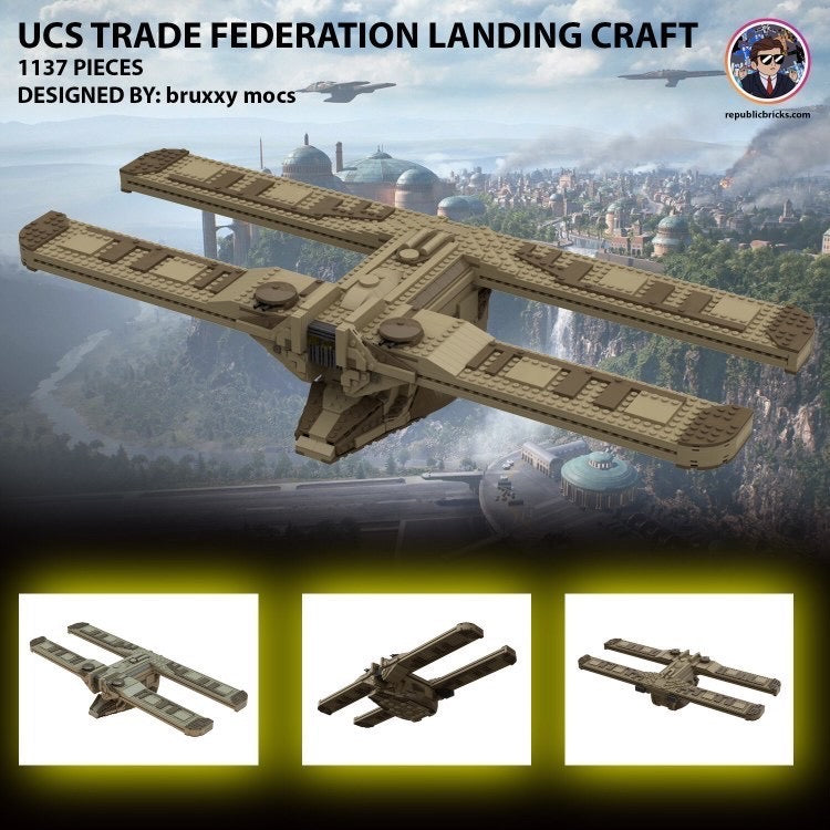 UCS TAN DROID LANDING CRAFT – REPUBLICBRICKS